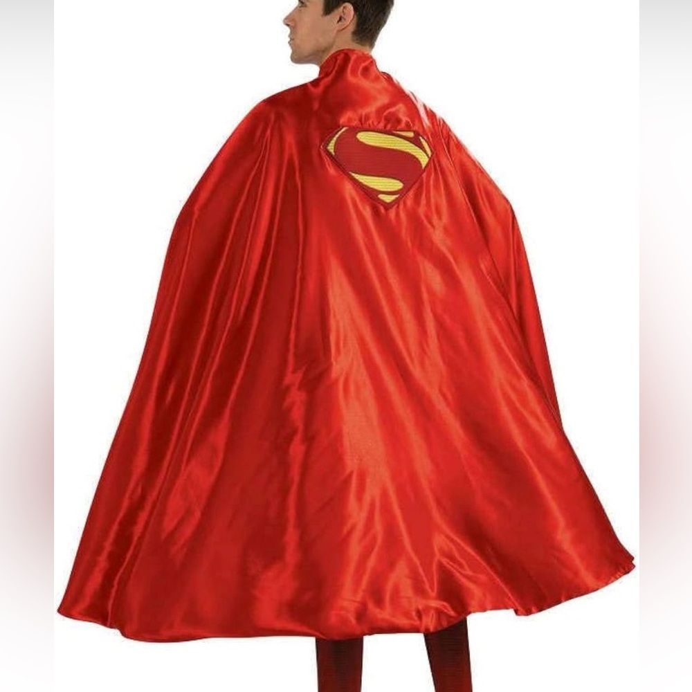 Deluxe Adult Superman Super Hero Cape One Size Hallow… - Gem